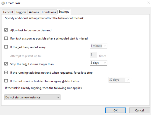 How to create an automated task using Task Scheduler on Windows?