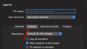 How to change Remote Desktop Resolution?