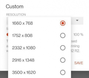 How to change Remote Desktop Resolution?