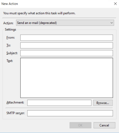 How to create an automated task using Task Scheduler on Windows?