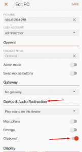 How to enable Copy and Paste (Clipboard) in Remote Desktop?