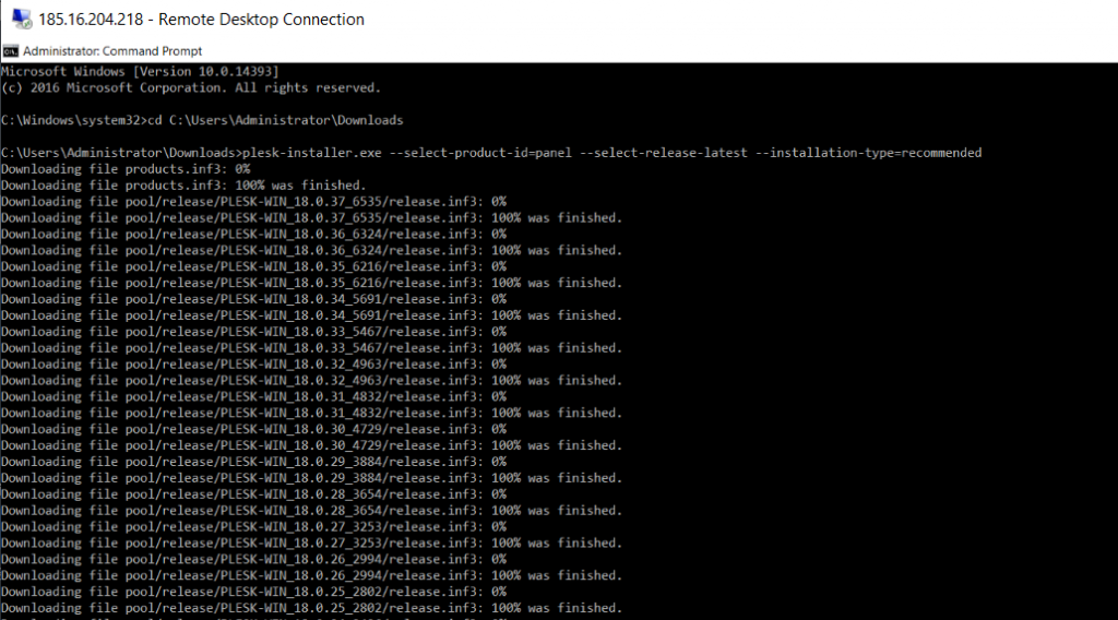 How to install Plesk Control Panel in Windows Server?