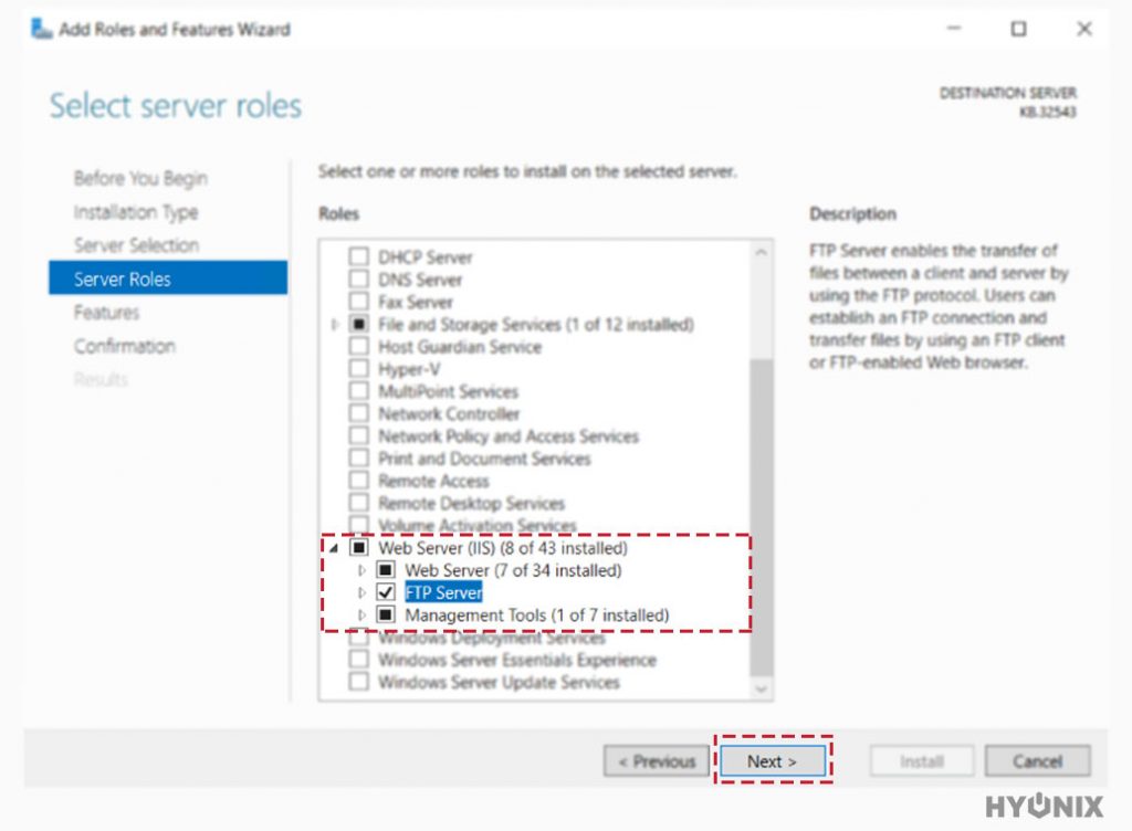 How to install and Configure FTP Server on Windows 2016/2012?