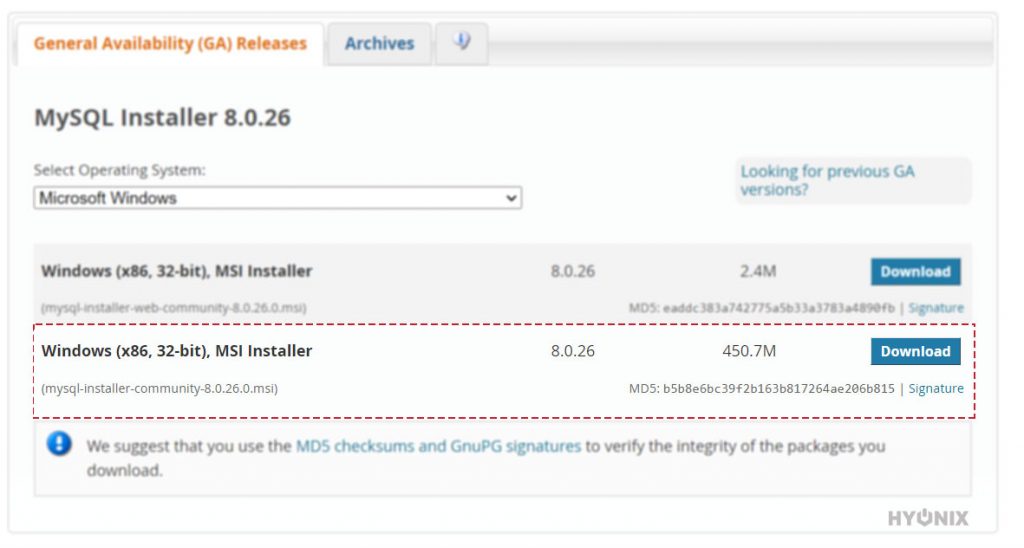 How to Install MySQL on Windows Server? - Knowledge Base | Hyonix
