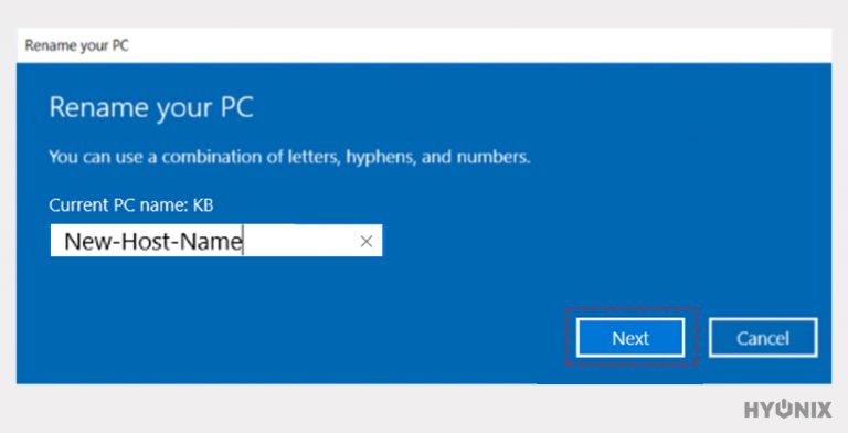 How to Change Windows Hostname?