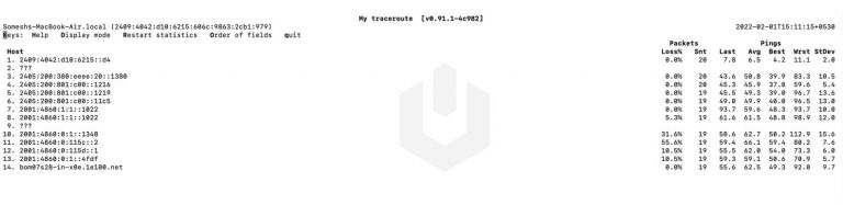 How to perform an MTR test on a Windows / Linux / MacOS?