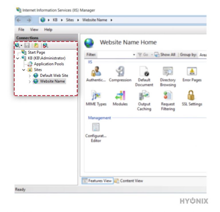 How to set up website redirection from IIS 7 in Windows? - Knowledge Base | Hyonix
