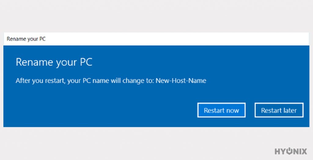 How to Change Windows Hostname?