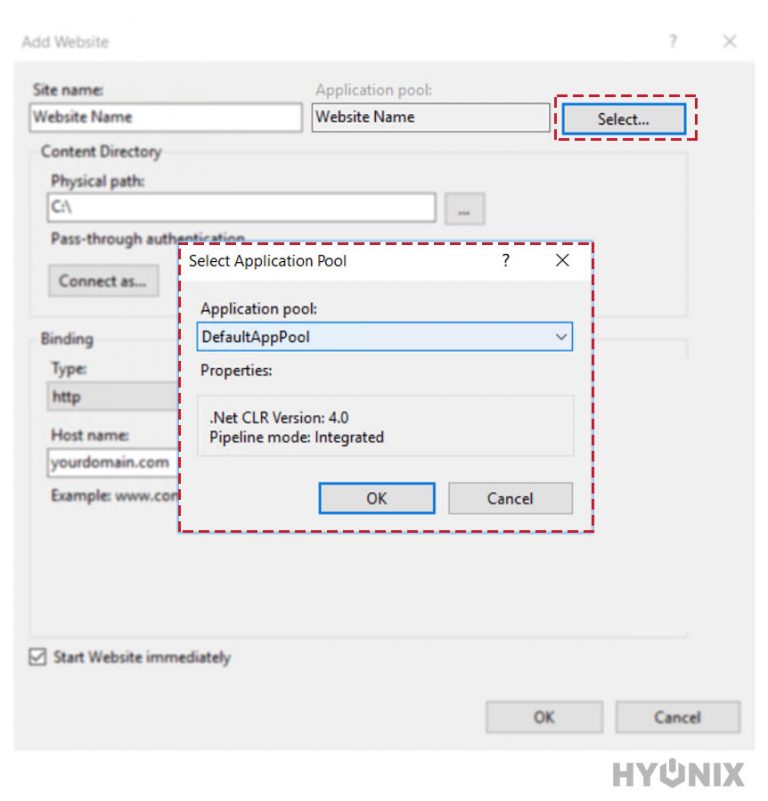 How to add a website in Windows IIS? - Knowledge Base | Hyonix