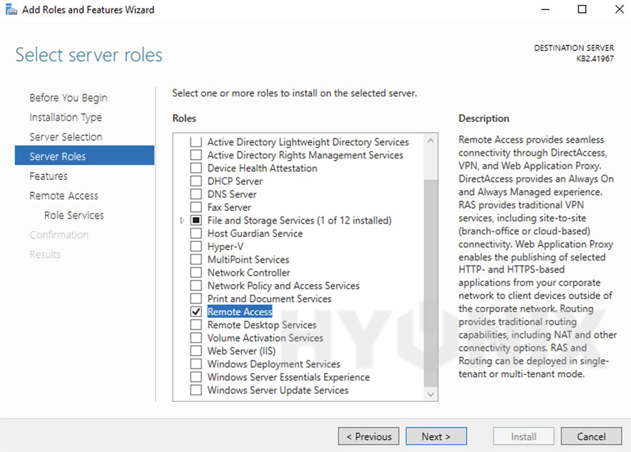 How to set up a PPTP/L2TP VPN on Windows Server?