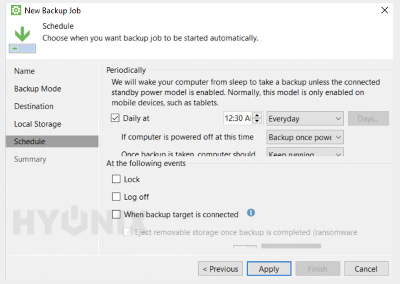 How to backup windows server data with Veeam Backup Agent? - Knowledge Base | Hyonix