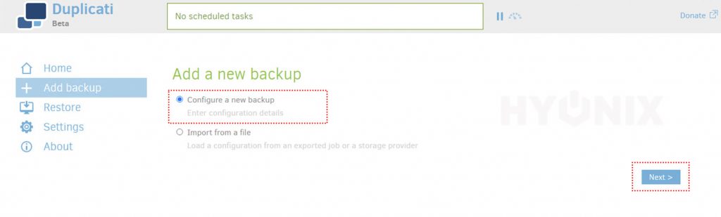 How to backup windows server data with Duplicati 2.0?