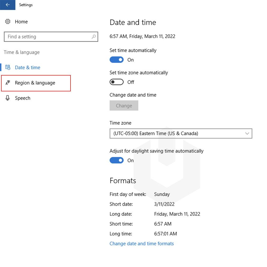 How to change system Language on Windows server?