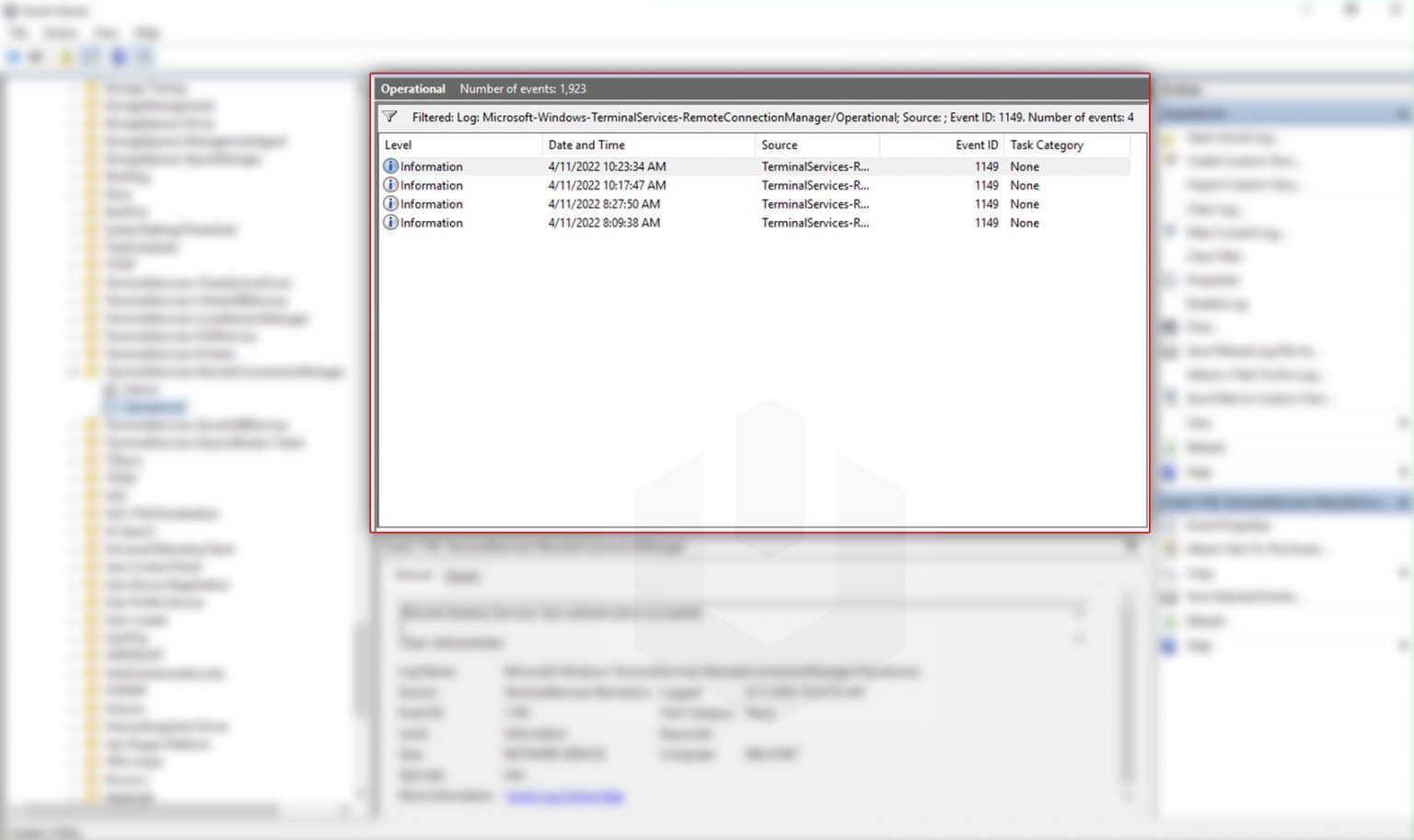 Track & Analyze Remote Desktop Connection Logs in Windows Server ...