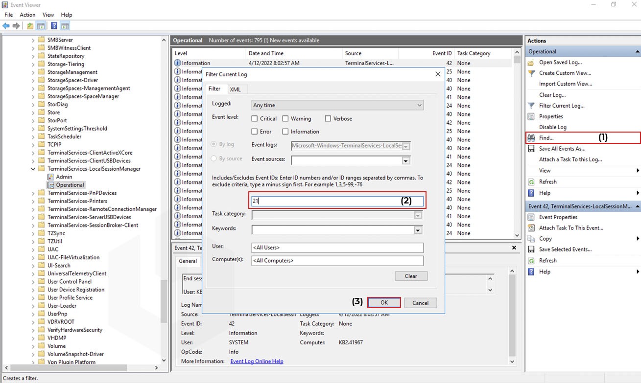 Track & Analyze Remote Desktop Connection Logs in Windows Server ...