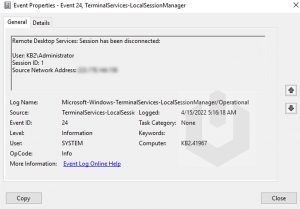 Track & Analyze Remote Desktop Connection Logs in Windows Server ...