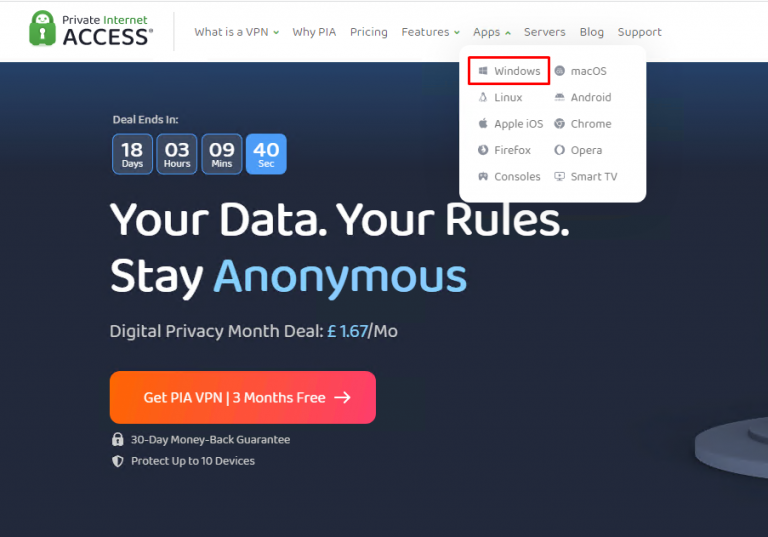 How to install PIA (Private Internet Access) on Windows Server ...