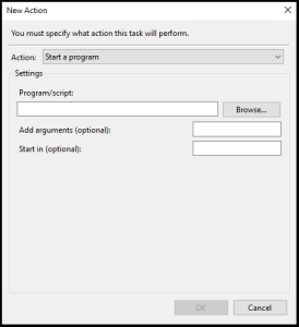 How to create an automated task using Task Scheduler on Windows - Knowledge Base | Hyonix