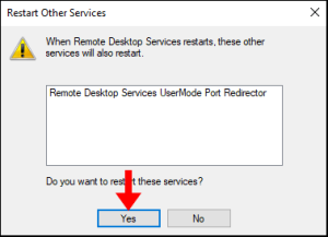How to restart remote desktop service without rebooting windows server ...
