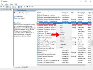 How to restart remote desktop service without rebooting windows server - Knowledge Base | Hyonix