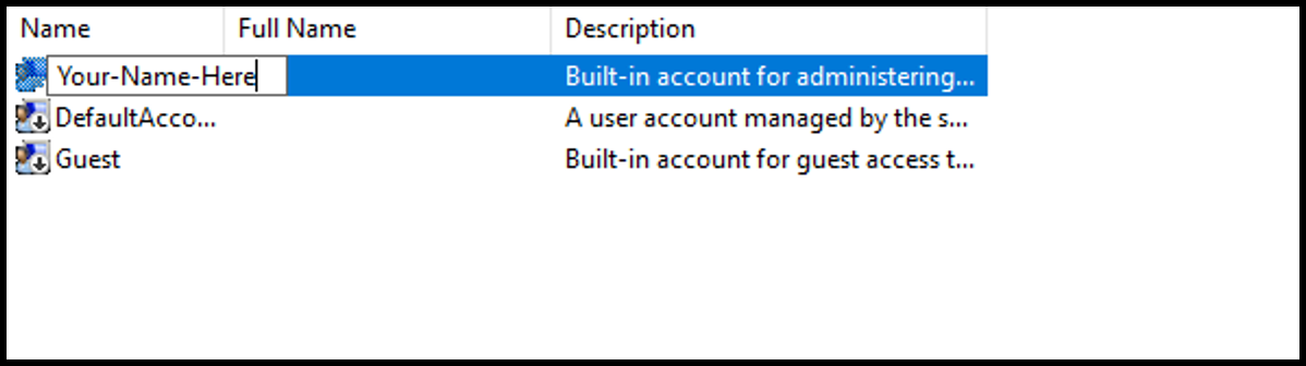 How to change the Administrator name in Windows - Knowledge Base | Hyonix