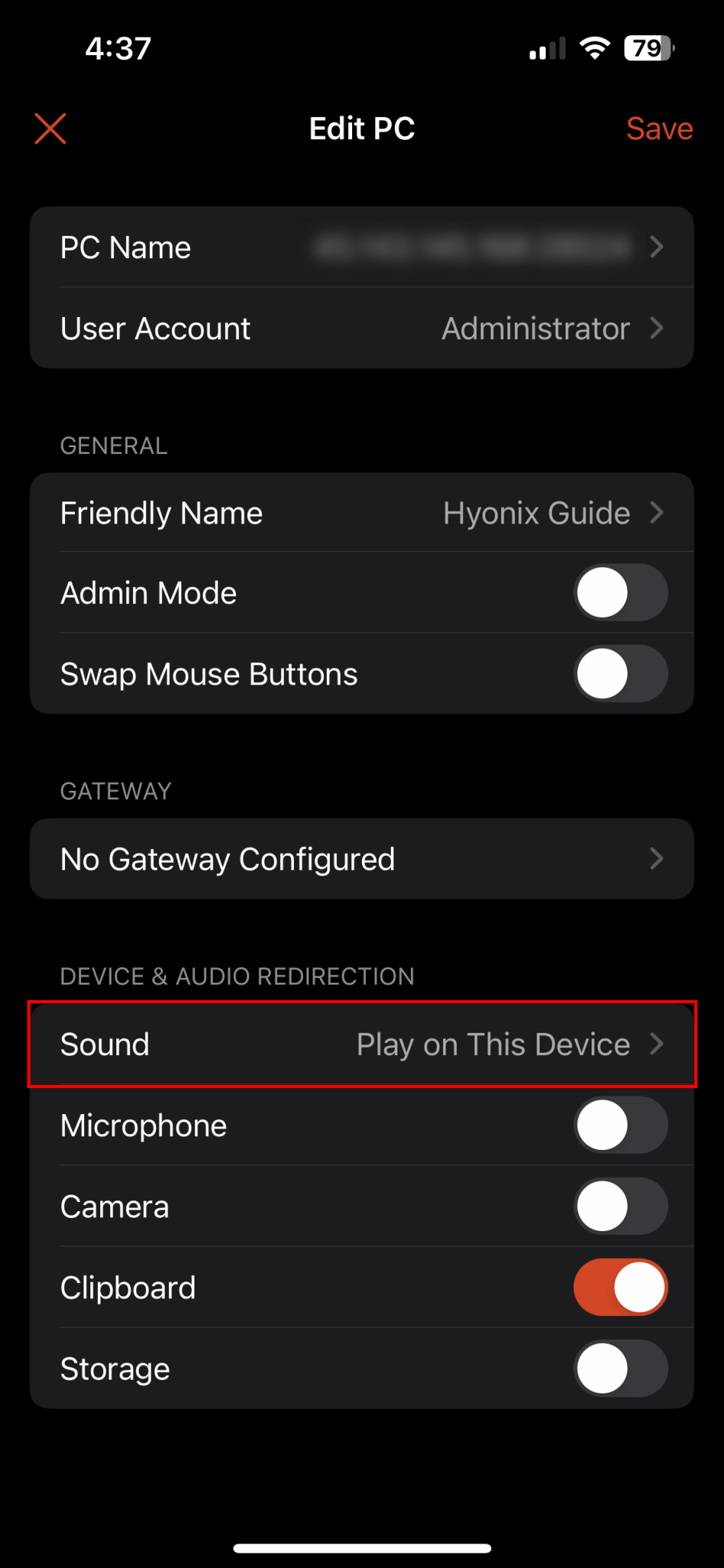 How to enable audio over RDP on the Windows Server