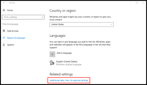 How to change system Language on Windows server - Knowledge Base | Hyonix