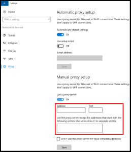 How to Set Up a Proxy in Windows - Knowledge Base | Hyonix