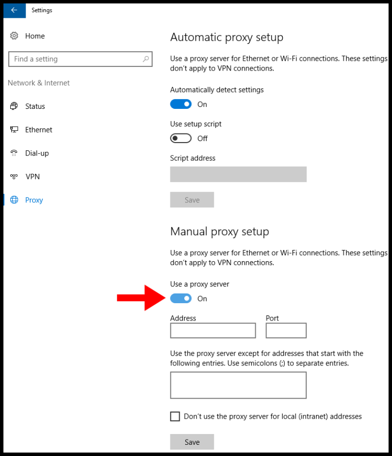 How to Set Up a Proxy in Windows - Knowledge Base | Hyonix