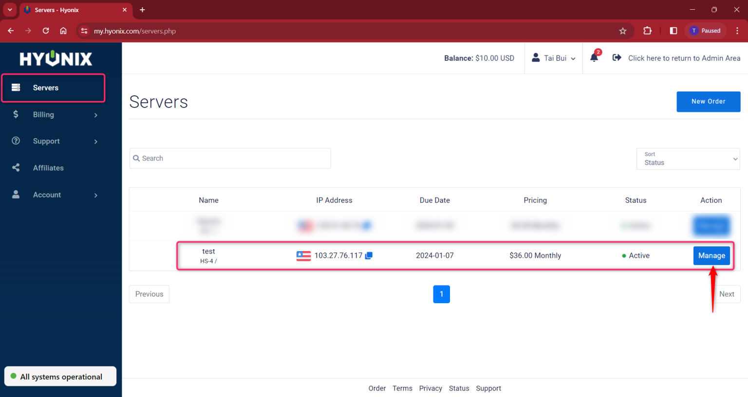 How to Cancel your Hyonix Server - Knowledge Base | Hyonix