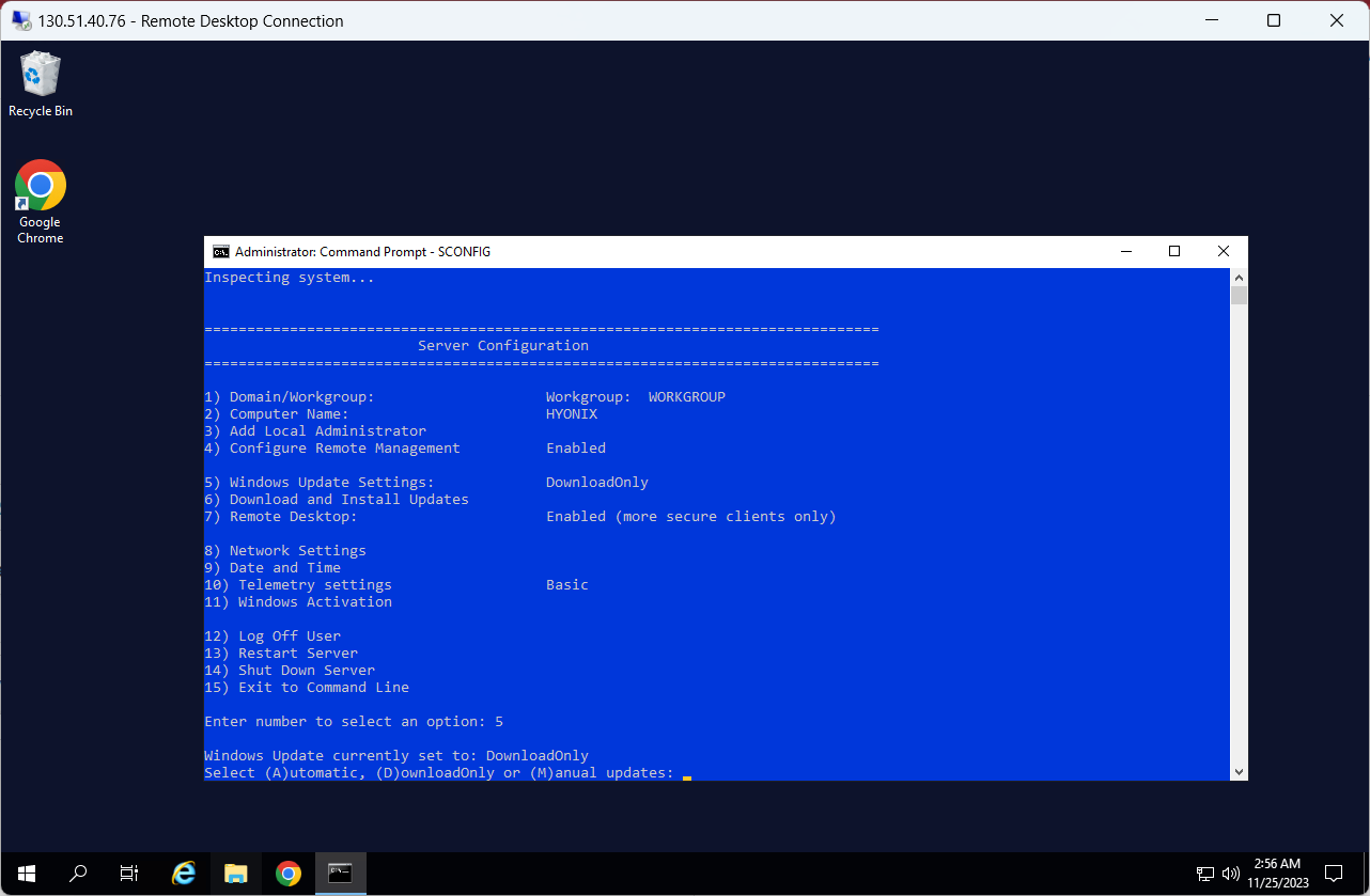 How to disable windows server automatic updates - Knowledge Base | Hyonix