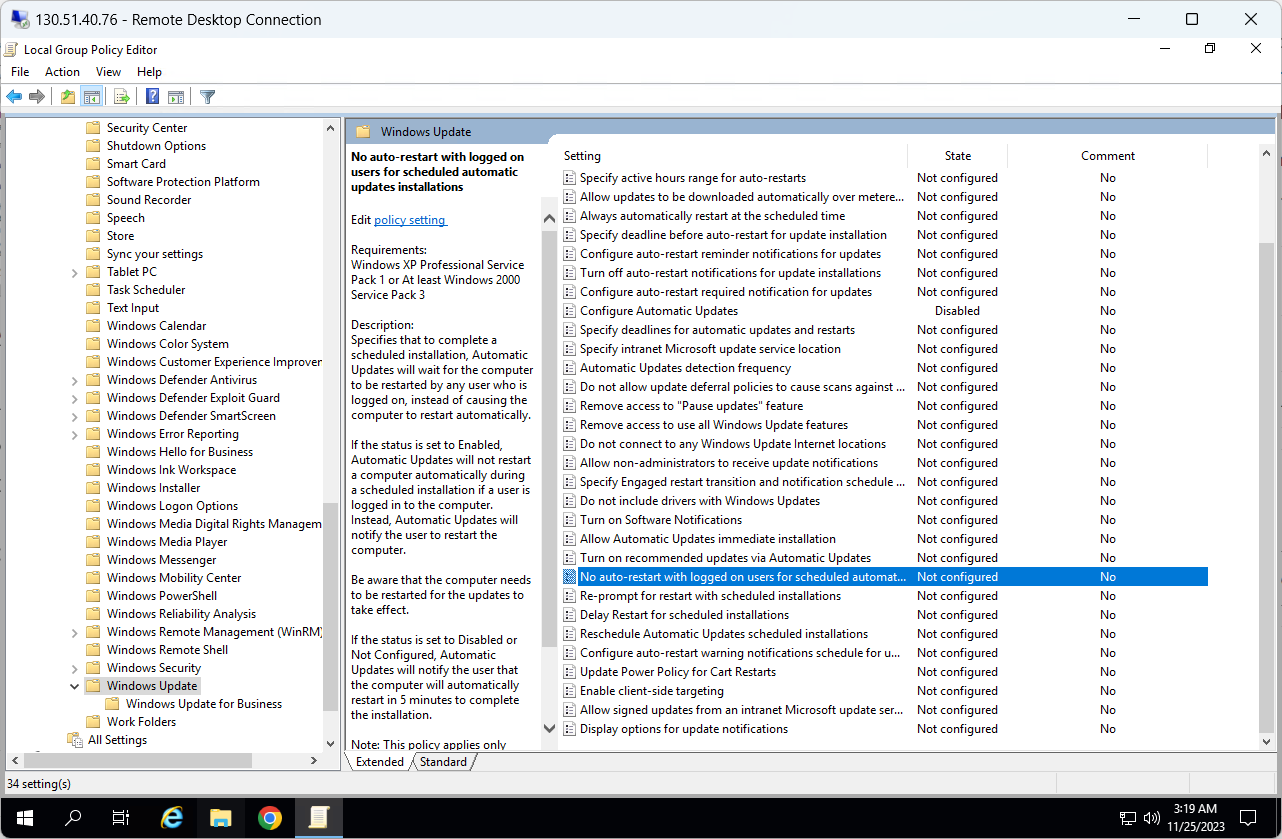 How to disable windows server automatic updates - Knowledge Base | Hyonix