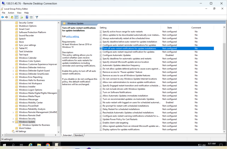 How to disable windows server automatic updates - Knowledge Base | Hyonix