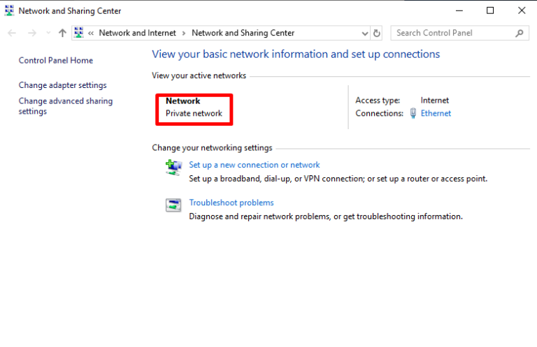 How to Change the Network Profile to Private/Public on Windows ...