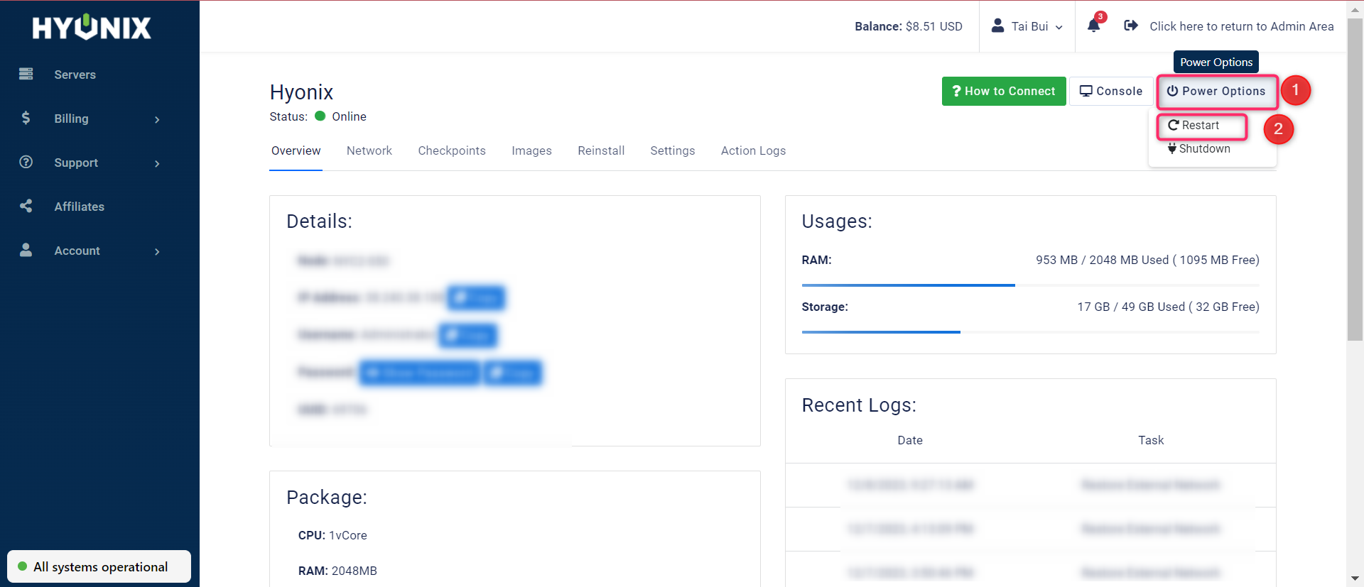 How To Restart Windows Vps 4 Methods Knowledge Base Hyonix